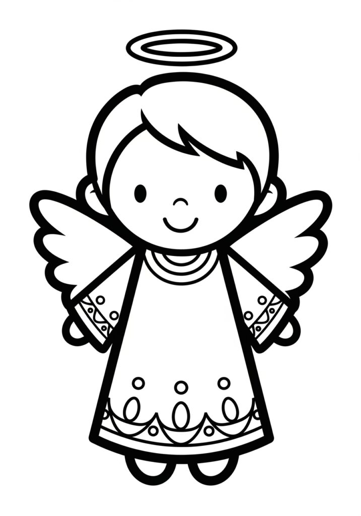 32 Angel Coloring Pages - Free Printable Pdfs