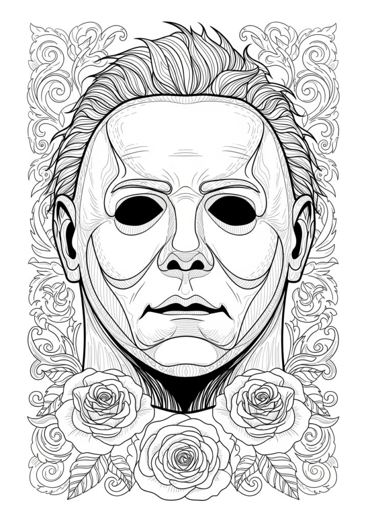 Coloring Pages Of Michael Myers Archives - diy-magazine.com