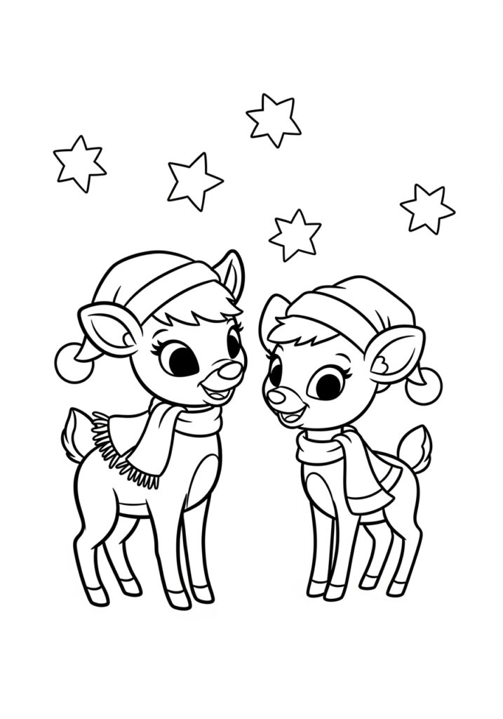 Marvel Christmas Coloring Page for Kids