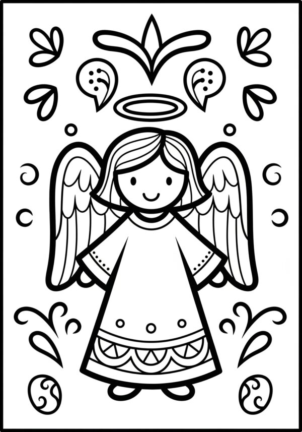 32 Angel Coloring Pages - Free Printable Pdfs