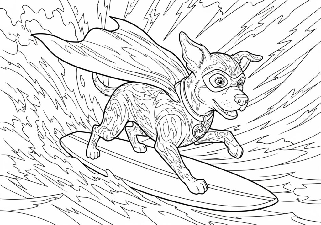 Realistic Cute Puppy Coloring Pages – Printable and Fun