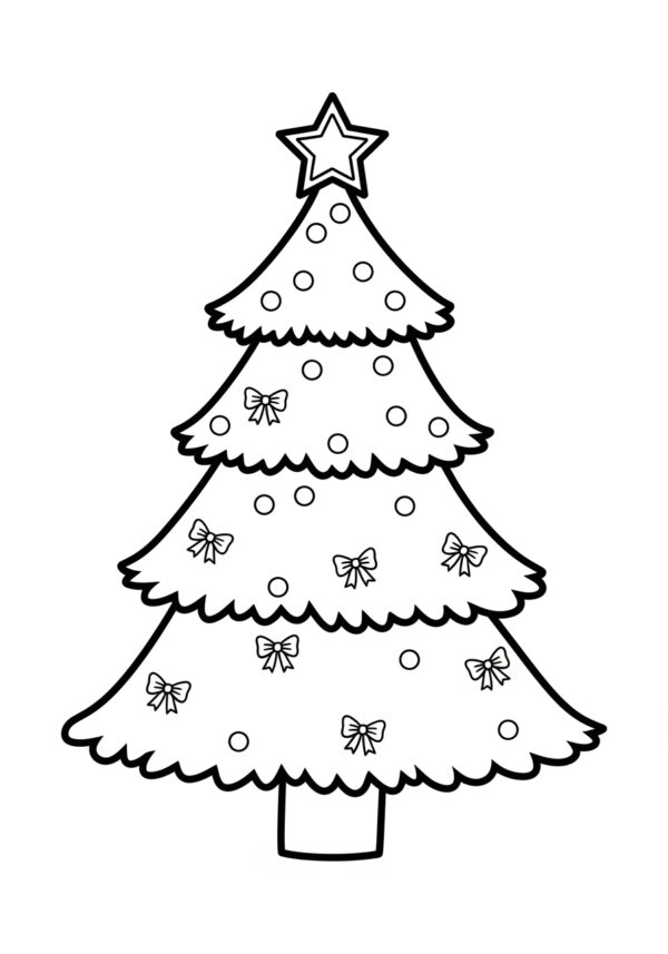 Christmas LEGO Coloring Page for Kids