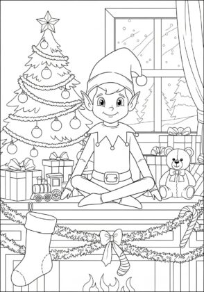 46 pagine da colorare gratuite di elfi - Download PDF stampabili