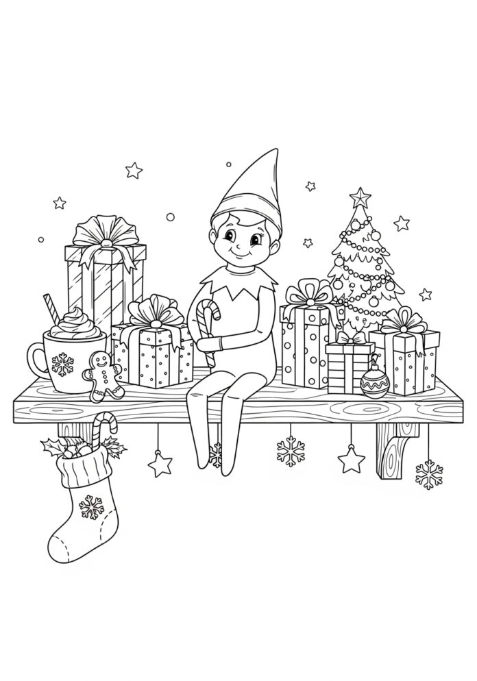 46 Dibujos de Elfos para Colorear Gratis - Descargas Imprimibles en PDF