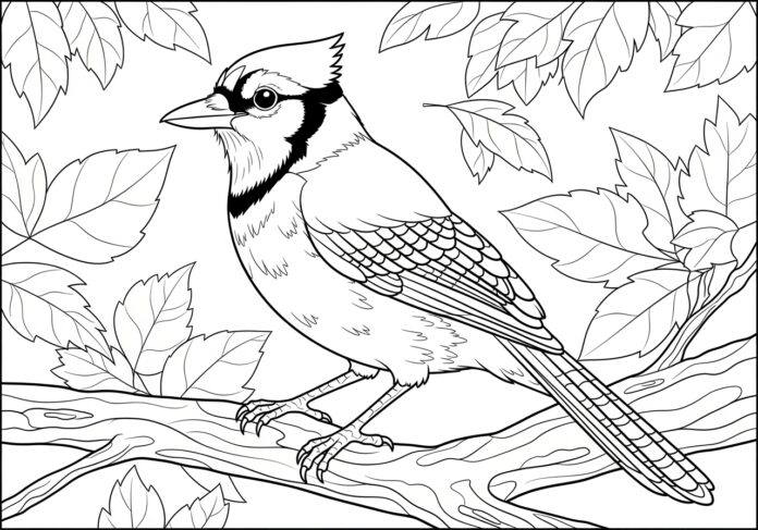 Blue Jays Coloring Pages Archives - diy-magazine.com