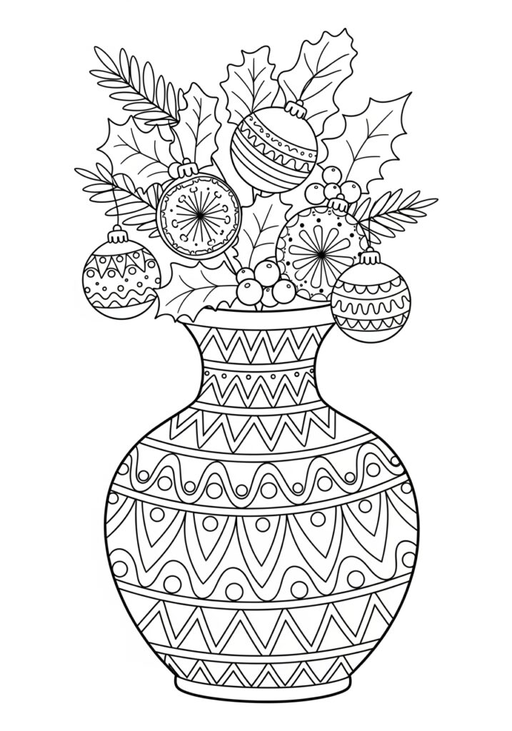 Free 27 Vase Coloring Pages - Printable Pdf Downloads