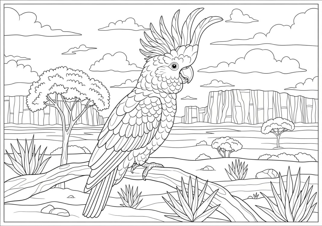 Cockatoo Coloring Pages Archives - diy-magazine.com