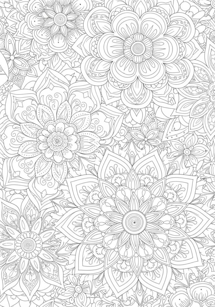 Halaman Mewarnai Bunga Daisy - Menyenangkan untuk Anak-Anak