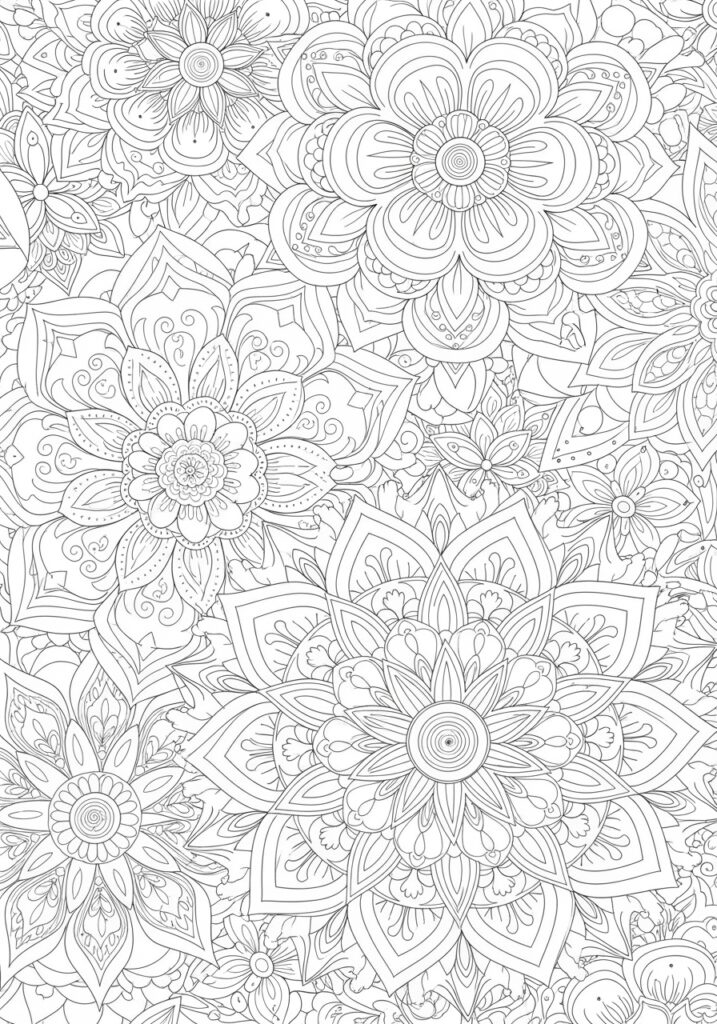 Halaman Mewarnai Bunga Daisy - Menyenangkan untuk Anak-Anak