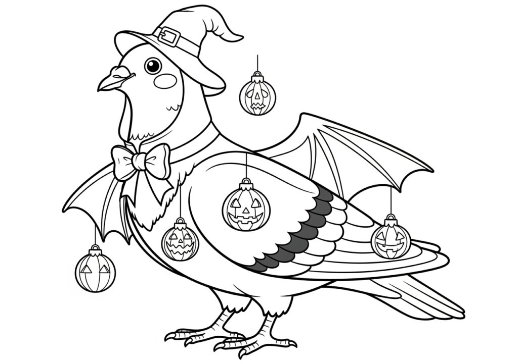 Pigeon Coloring Pages Archives - diy-magazine.com