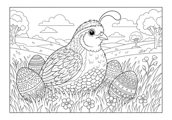 Quail Coloring Pages Archives - diy-magazine.com