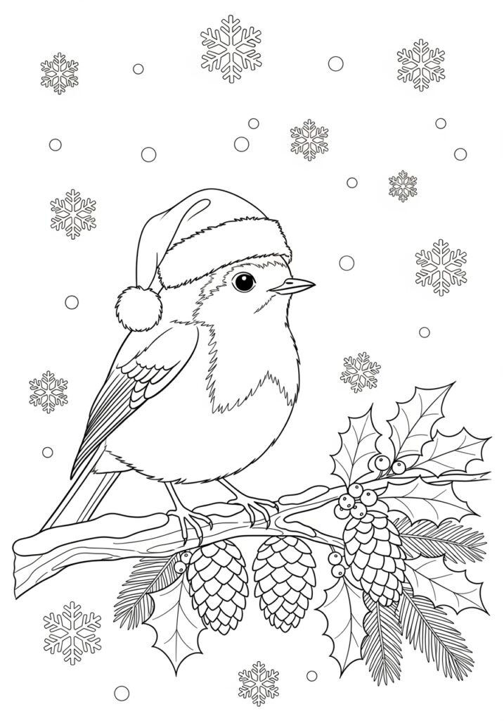 Robin Coloring Pages Archives - diy-magazine.com