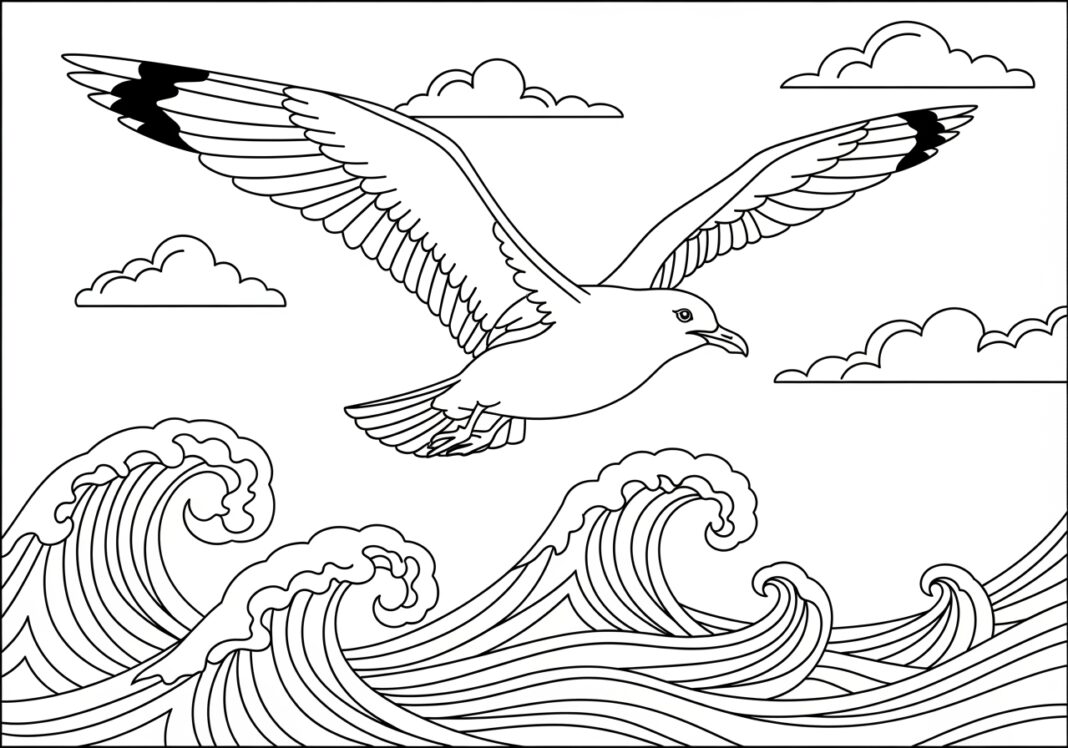 Seagull Coloring Pages Archives - diy-magazine.com