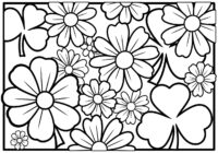 Halaman Mewarnai Bunga Daisy - Menyenangkan untuk Anak-Anak