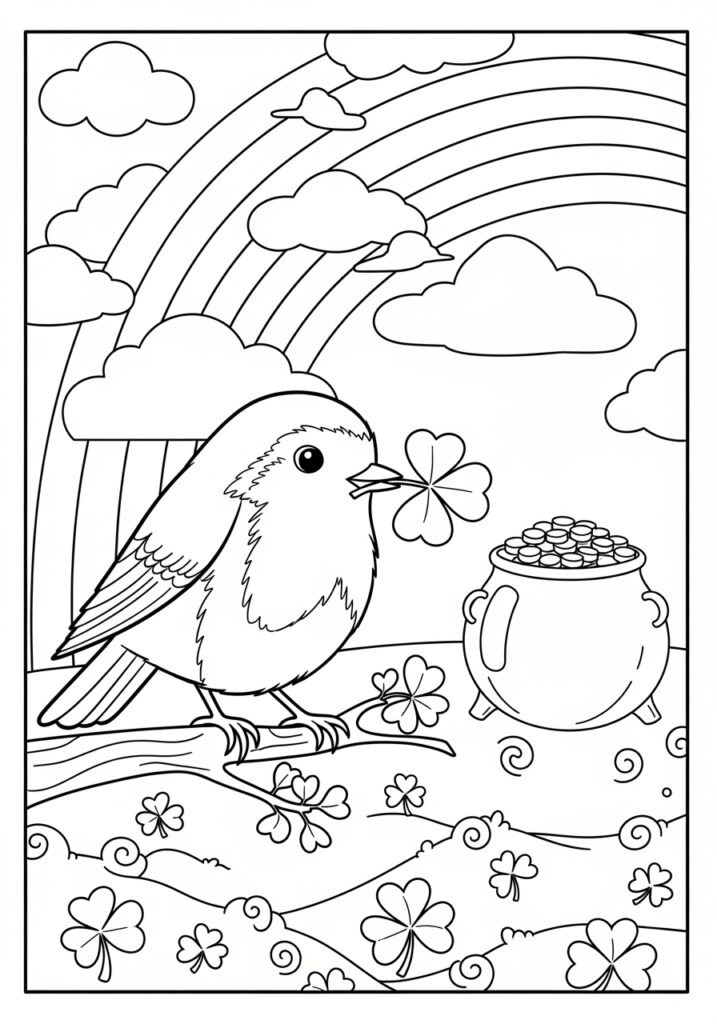 Robin Coloring Pages Archives - diy-magazine.com