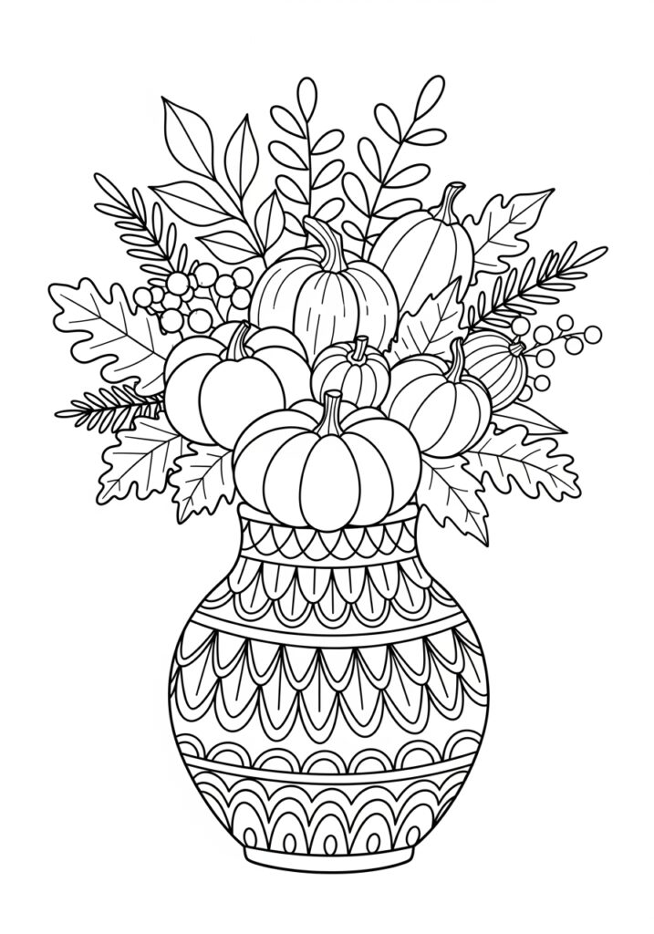 Free 27 Vase Coloring Pages - Printable Pdf Downloads