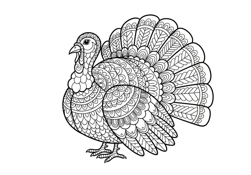 94 Turkey Coloring Pages - Free Printable PDFs