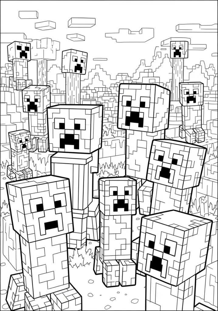 Minecraft Coloring Pages Archives - diy-magazine.com